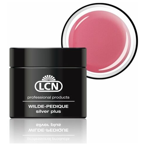 LCN, Розовый гель для протезирования ногтей с антимикозным эффектом Wilde-Pedique Silver Plus Pink, 5 мл
