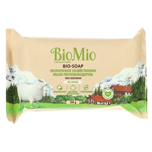 BioMio Хозяйственное мыло BioMio BIO-SOAP Без запаха 200 г