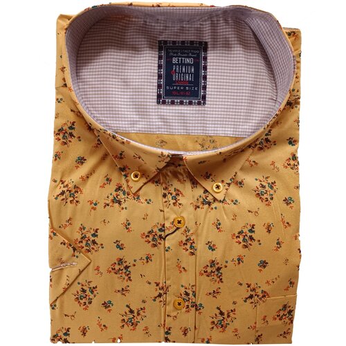 Рубашка Bettino, размер 7XL(70), желтый