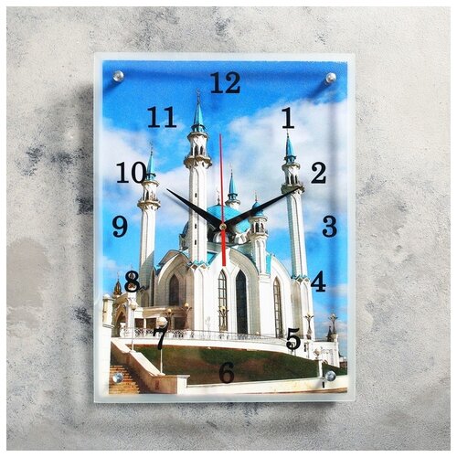 Часы настенные Сюжет серия: Город, "Мечеть Кул Шариф", 30*40 см