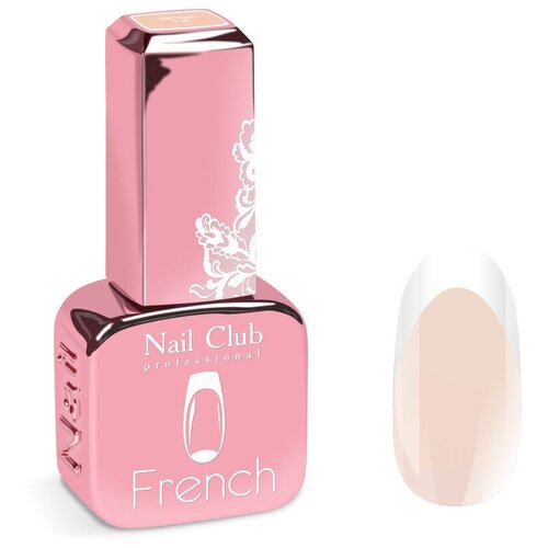 Nail Club professional Гелевый лак для французского маникюра F10 Soft Touch 13 мл.