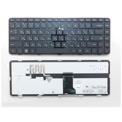 Клавиатура для ноутбука HP Pavilion dv5-2237la черная с подсветкой