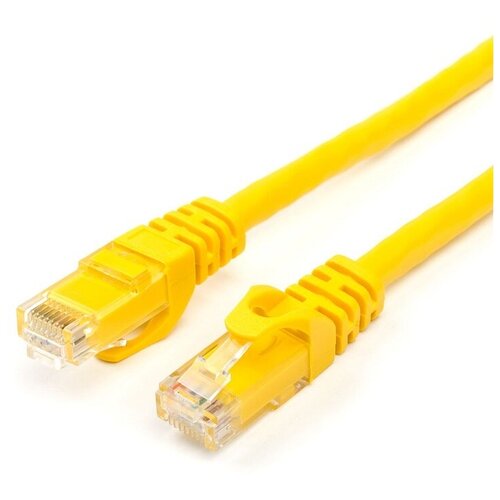 Atcom / Кабель для интернета Патч-корд UTP AT2156 RJ45, CAT.6, 0.5 m желтый