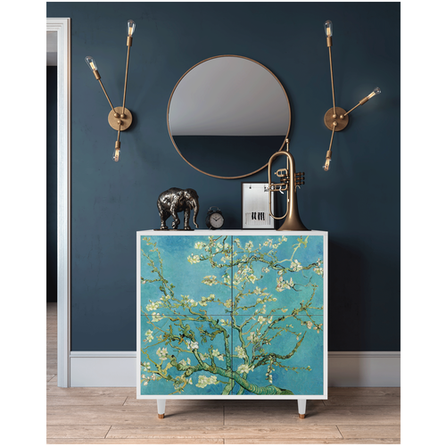 Комод - STORYZ - BS3 Almond Blossom by Van Gogh, 94 x 96 x 48 см, Белый