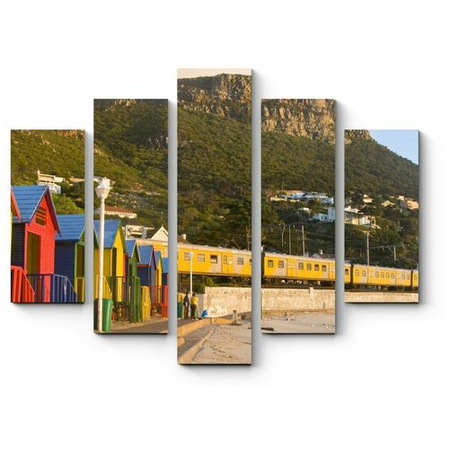 Модульная картина Яркие краски Кейптауна125x100