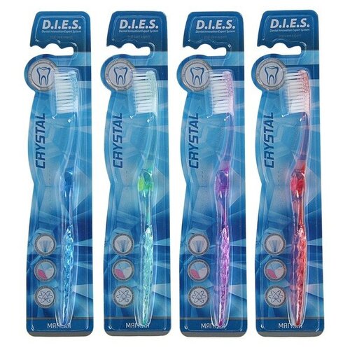Зубная щётка D.I.E.S Кристалл, мягкая, 1 шт. Микс 3726203