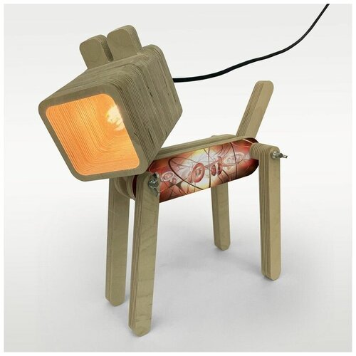 Настольная лампа светильник "Собака" модель Искусство - 514