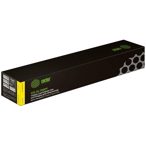 Картридж cactus CS-VL7020Y, 16500 стр, желтый