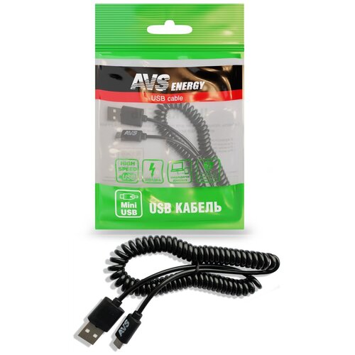 Кабель AVS mini USB (2м, витой) MN-32, A78884S