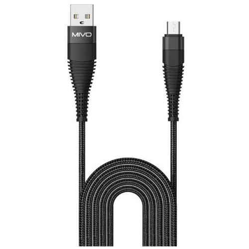 Кабель USB-Micro USB MIVO MX-61M 3 м, 5 В/ 2.4 А зарядное устройство/ DATA CABLE