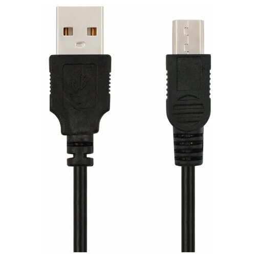 Кабель для видеорегистратора/жесткого диска/фотоаппарата/автомобиля USB VIXION (J3) mini USB (1м) (черный)