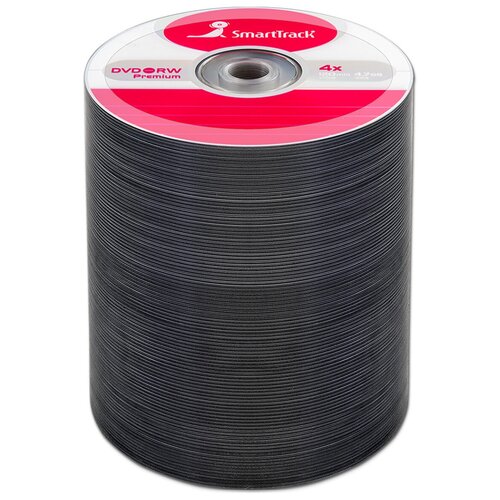 Перезаписываемый диск SmartTrack DVD-RW 4,7Gb 4x bulk, упаковка 100 шт.