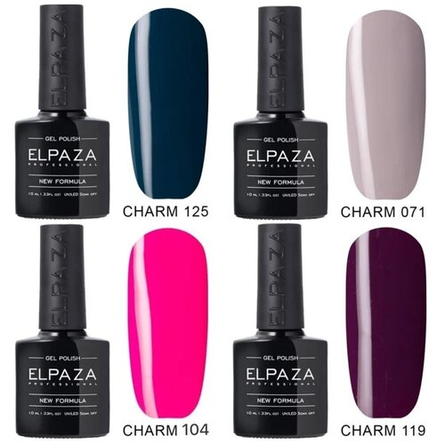 ELPAZA CHARM Professional/Гель-лак/ Набор 4 шт. по 10 мл