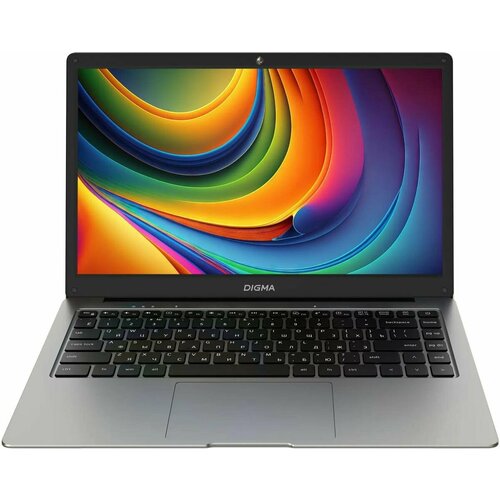 Ноутбук Digma EVE P4850 DN14N5-8CXW01, 14", 2024, IPS, Intel Pentium N5030 1.1ГГц, 4-ядерный, 8ГБ DDR4, 256ГБ SSD, Intel UHD Graphics 605, Windows 11 Professional, темно-серый