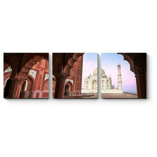 Модульная картина Индийский дворец Тадж-Махал110x37
