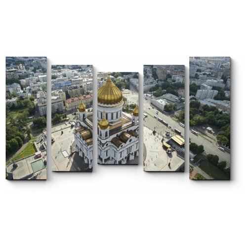 Модульная картина Священный Храм в сердце столицы120x72