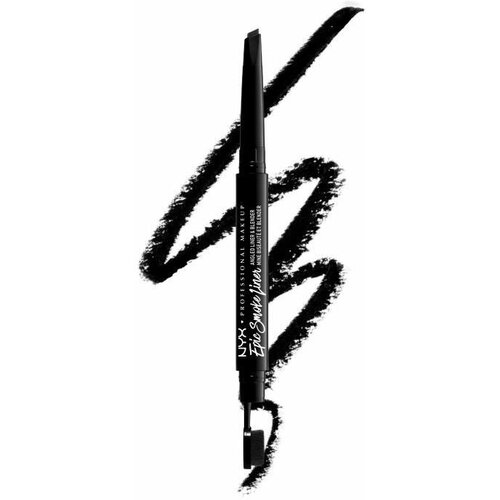 NYX Professional Makeup, Смоки лайнер для глаз "EPIC SMOKE LINER" автоматический, оттенок 12, BLACK SMOKE, 0.17 гр
