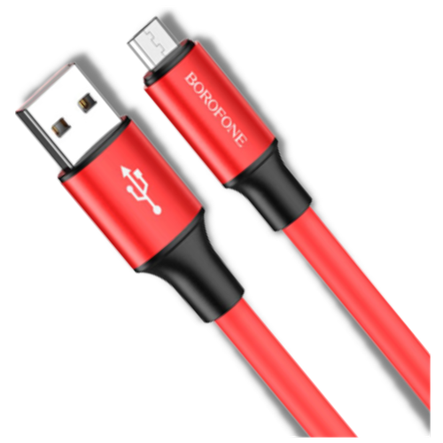 Кабель Micro USB BOROFONE BX82 2.4A, 1.0м Red