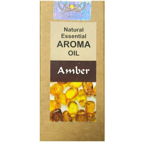 Natural Aroma Oil AMBER, Shri Chakra (Натуральное ароматическое масло амбер, Шри Чакра), 10 мл.