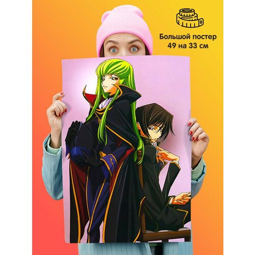 Постер плакат аниме Код Гиас Code Geass