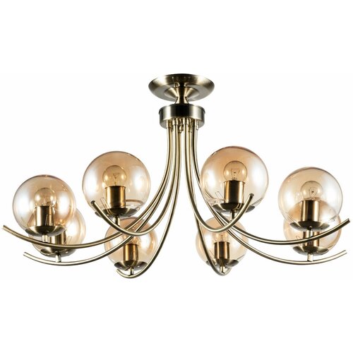 Люстра Arte Lamp Scarlett A2715PL, E27, 480 Вт, кол-во ламп: 8 шт., цвет: бронза