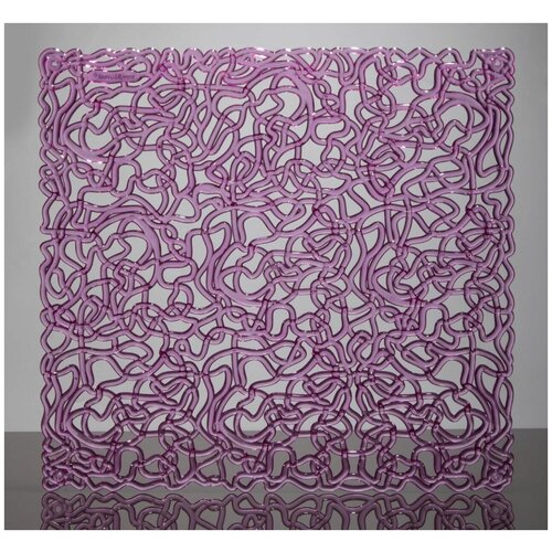 Комплект декоративных панелей из 4 шт. Jilda, коллекция "Паутина", 29х29 см, материал полистирол, цвет - розовый