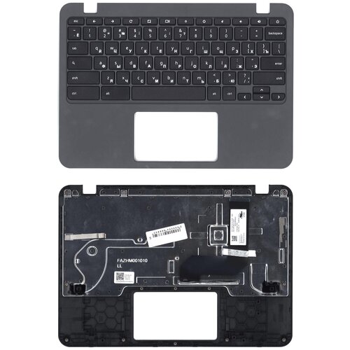Клавиатура для ноутбука Acer Chromebook C731 черная топ-панель