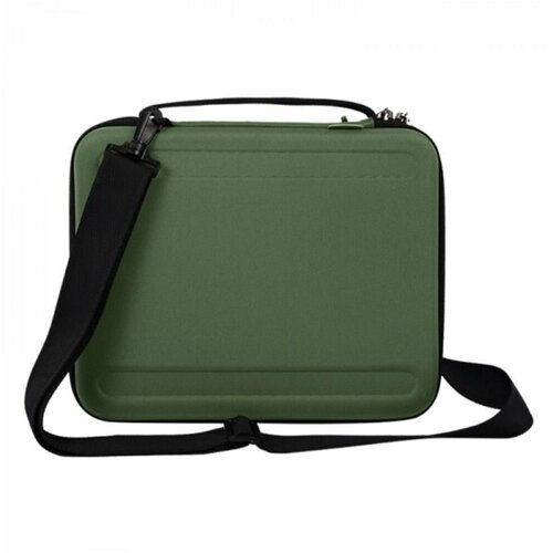 Сумка-органайзер для планшета и ноутбука WiWU Parallel Hardshell Bag для iPad 12.9" и Macbook 13.3" - Зеленый