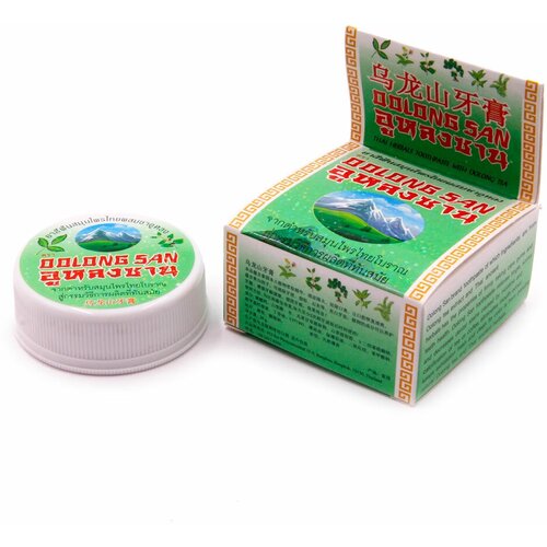 OOLONG SAN Thai Herbal Toothpaste (Тайская зубная паста с экстрактом чая улун), 30 г.
