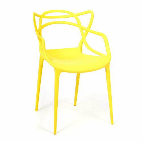 Стул обеденный Cat Chair желтый пластик, T-14101