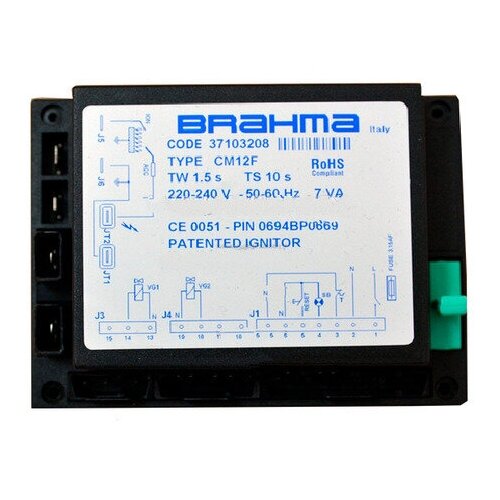Блок управления горением BRAHMA CM12F 37103253