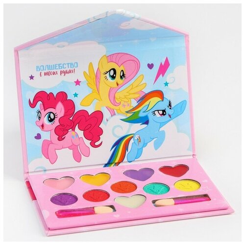 Hasbro Набор косметики My Little Pony, тени 5 цв по 1,3 гр, блеск 5 цв по 0,8 гр