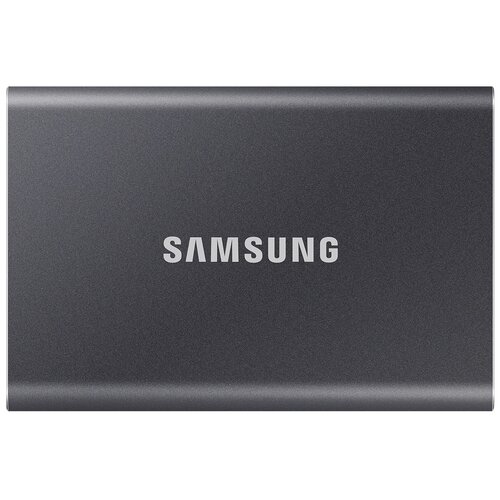 500 ГБ Внешний SSD Samsung T7, USB 3.2 Gen 2 Type-C, серый