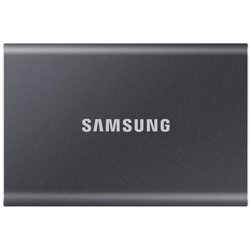 1 ТБ Внешний SSD Samsung T7, USB 3.2 Gen 2 Type-C, серый