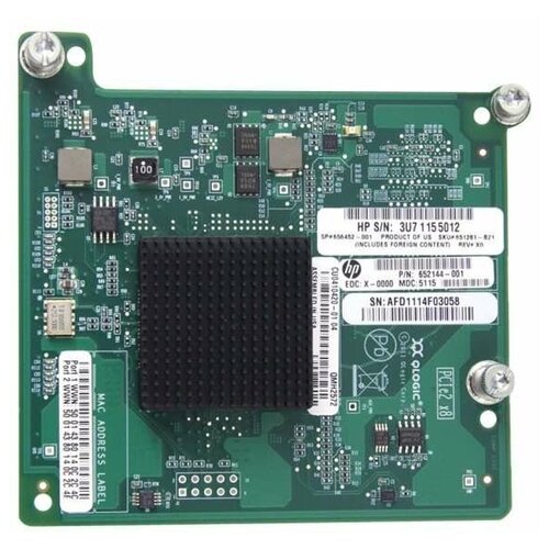 HP QMH2572 8 Гбит Fibre Channel HBA for Gen8 / Gen9 (651281-B21, 656452-001)