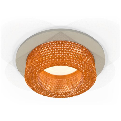 Комплект встраиваемого светильника с композитным хрусталем Ambrella light Techno spot XC7623024
