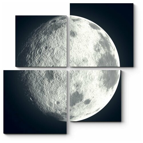 Модульная картина Безупречная Луна 50x50