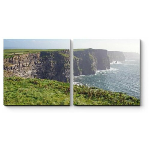 Модульная картина Чарующие скалы на побережье Ирландии 150x75