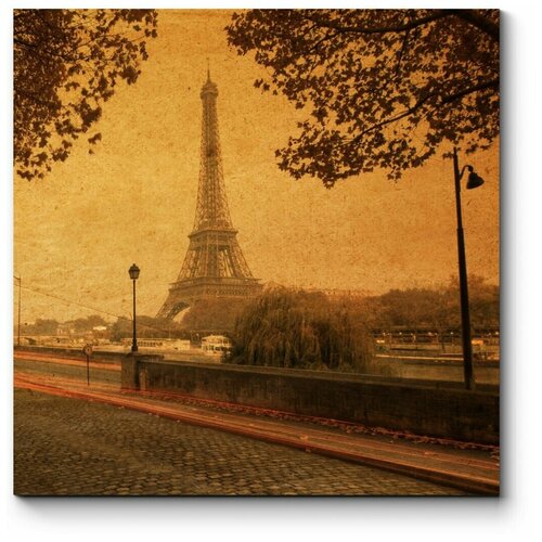 Модульная картина Винтажный Париж 60x60