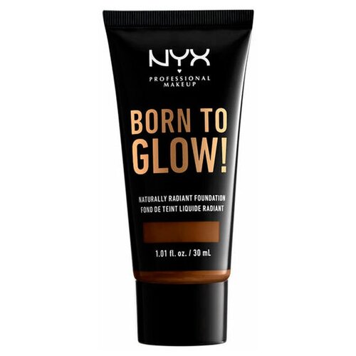 NYX professional makeup Тональный крем Born to glow!, 30 мл, оттенок: walnut