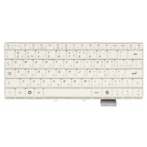 Клавиатура для ноутбуков Lenovo IdeaPad S9, S10 RU, White