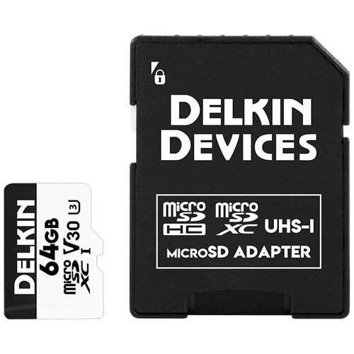 Карта памяти Delkin Devices Advantage microSDXC 64GB UHS-I V30