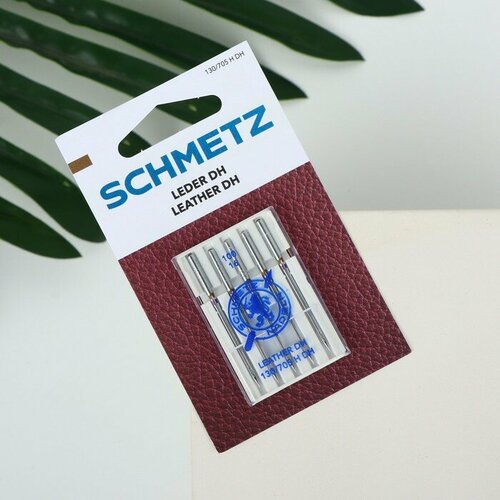 Schmetz Иглы для бытовых швейных машин, для кожи, №100, 5 шт