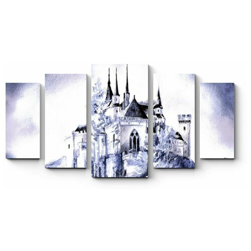 Модульная картина Фантастический сказочный замок200x110