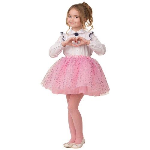 Карнавальная юбка розовая детская