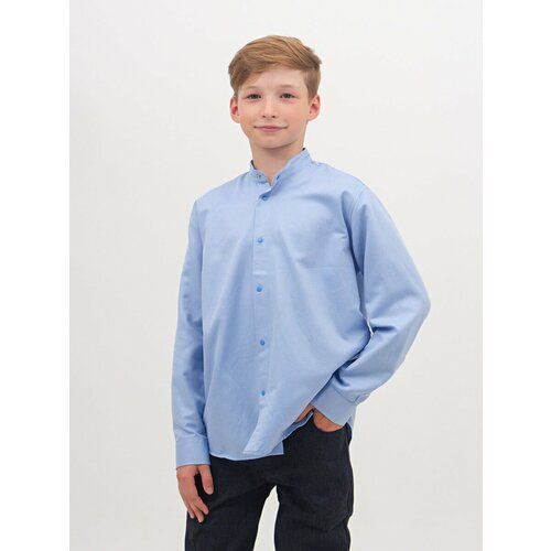 Школьная рубашка Cegisa, размер 122, голубой