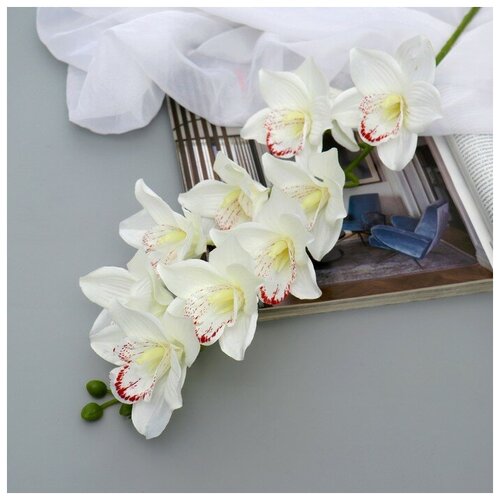 Цветы искусственные "Орхидея амабилис" 90 см, белая 2337941 .