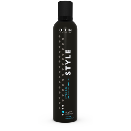 OLLIN Professional мусс Style Medium Hold средней фиксации, 250 мл, 285 г