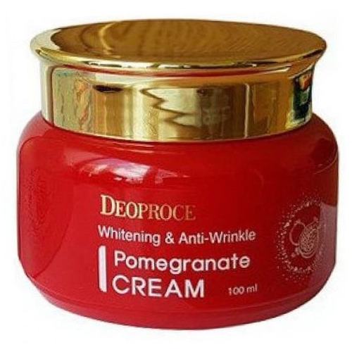 Deoproce Крем для лица антивозрастной с экстрактом граната Whitening Anti-Wrinkle Pomegranate 100 мл.