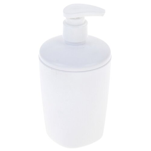 Дозатор для жидкого мыла Aqua, 300 мл, цвет снежно-белый